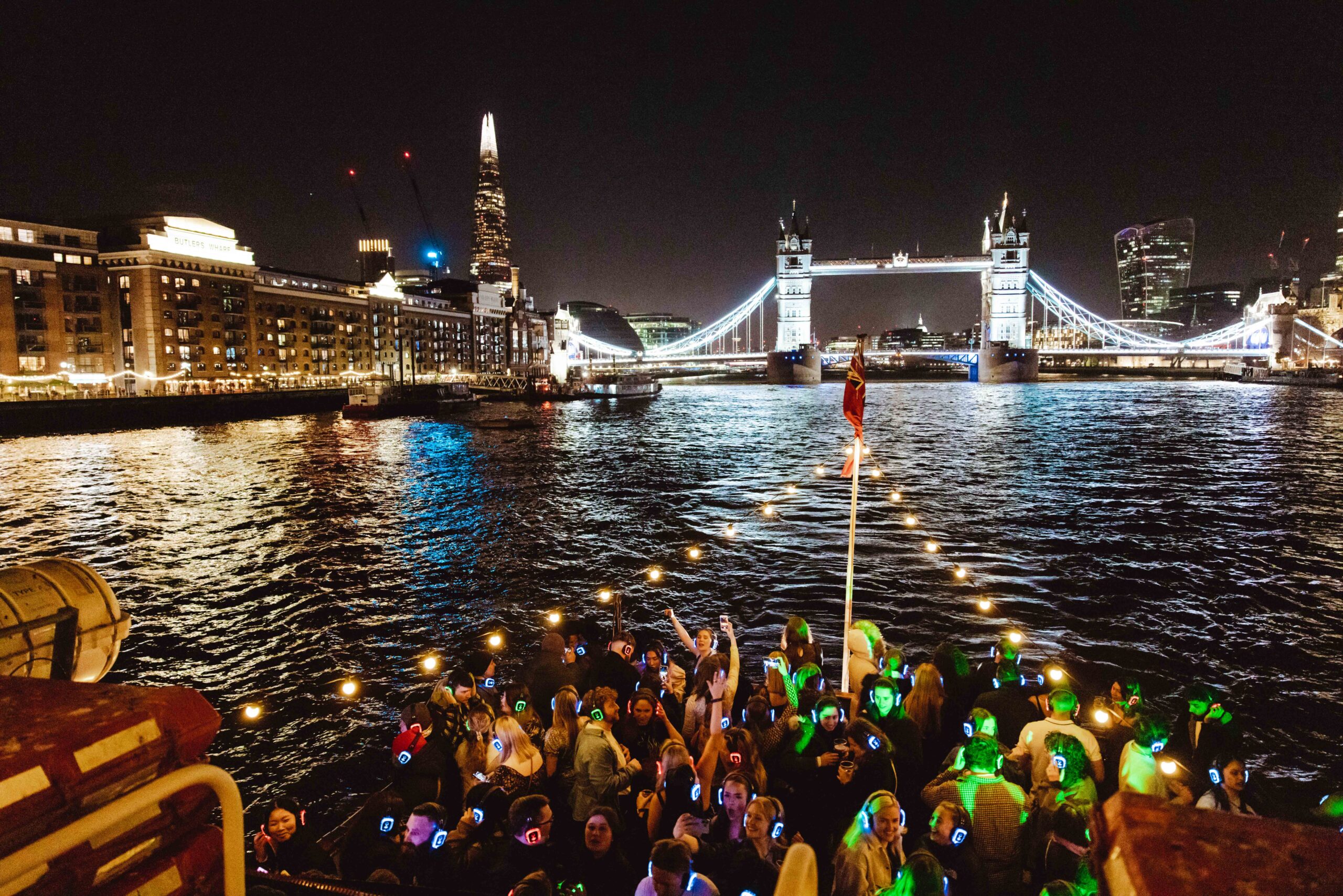 Silent Disco Boat Party London | Book Tickets | Red Cactus Events